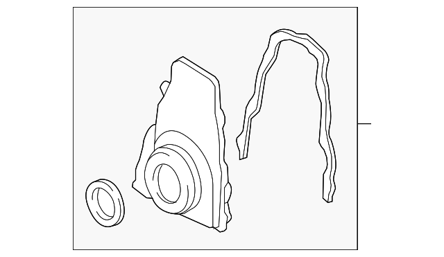 2010-2013 GM Front Engine Cover 12636045 GM | GMPartsDirect.com