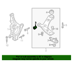 54551-C5000 - Lower Control Arm Front Bushing 2016-2022 Kia | Kia.Parts ...