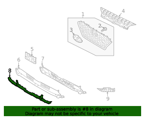 86562-J9010 - Lower Trim - 2018-2021 Hyundai Kona | World OEM Parts Hyundai