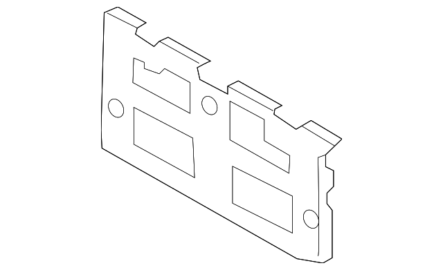Genuine License Bracket for 2018-2021 Hyundai Kona | Part# 86519-J9010 ...