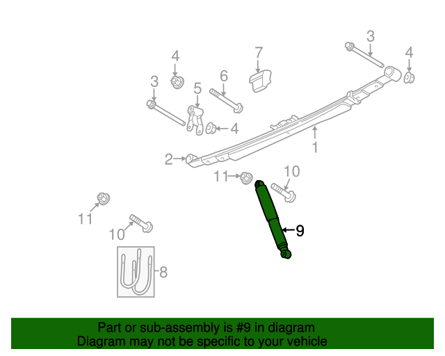 2010-2013 Mopar Absorber 68066296aa | TascaParts.com