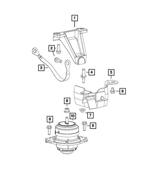 Engine Mounting for 2015 Dodge Viper | Mopar Online Parts