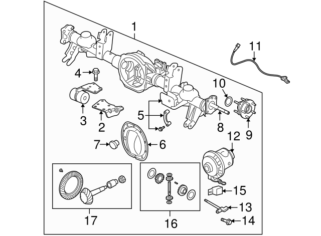 2005-2010 Jeep O Ring 52114079AA | Mopar Parts Canada