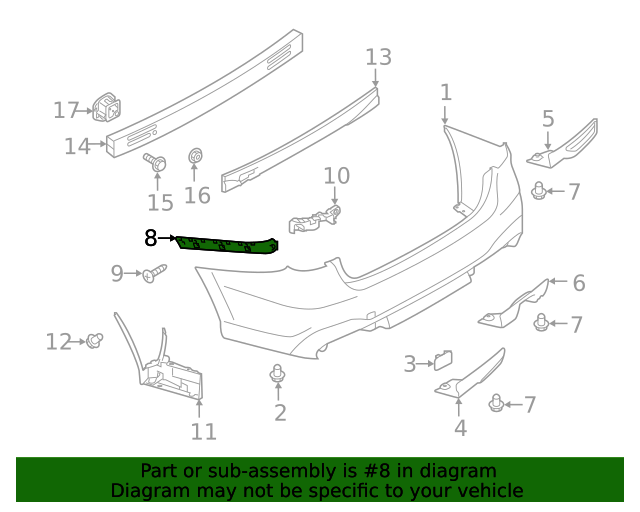2020-2024 Subaru Legacy Side Bracket 57707AN30A | Subaru Parts Store