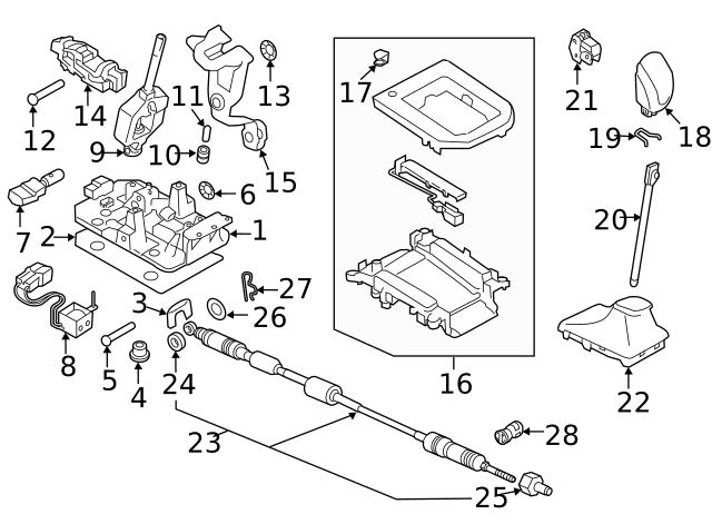 2019-2023 Subaru Forester Shift Plate Pin 35115AJ000 | Subaru Parts Store