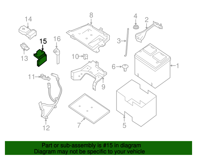 2013-2020 Nissan Fuse Holder 24380-3JA1A | TascaParts.com