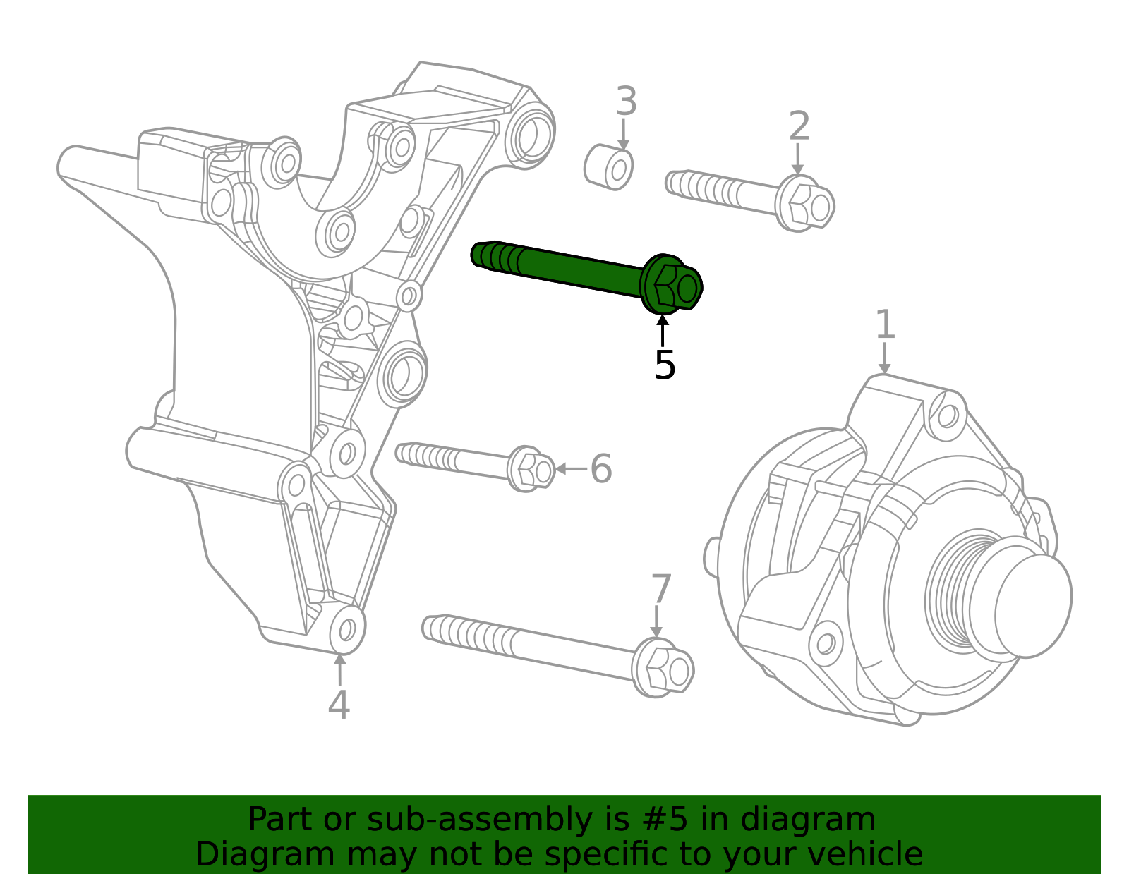 2013-2025 GM Air Conditioning Compressor Bolt 11588757 | OEM Parts Online
