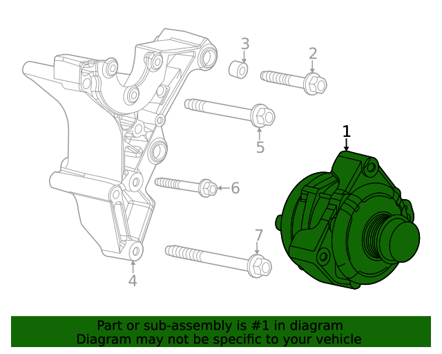 2020-2023 GM F (S)Generator (Replaced by Part Number 84677779) 85563635 ...