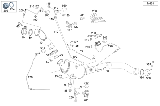2015-2017 Mercedes-Benz Temperature Sensor 000-905-09-05 | Mercedes ...