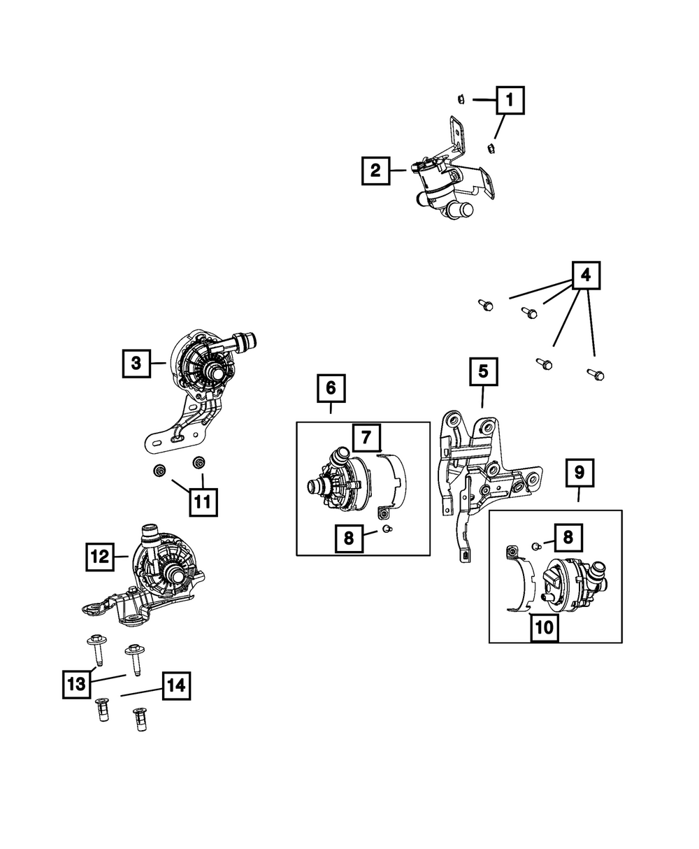 68412171AB - Coolant 2 Way Valve 2022-2025 Jeep Grand Cherokee | Mopar ...
