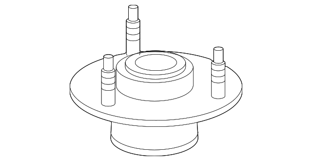 25940743 - Front Suspension Strut Mount 2007-2014 GM | Chevrolet Parts ...