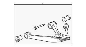 20869201 - OEM GM Lower Control Arm | GMPartsCenter.net | GM Parts Center