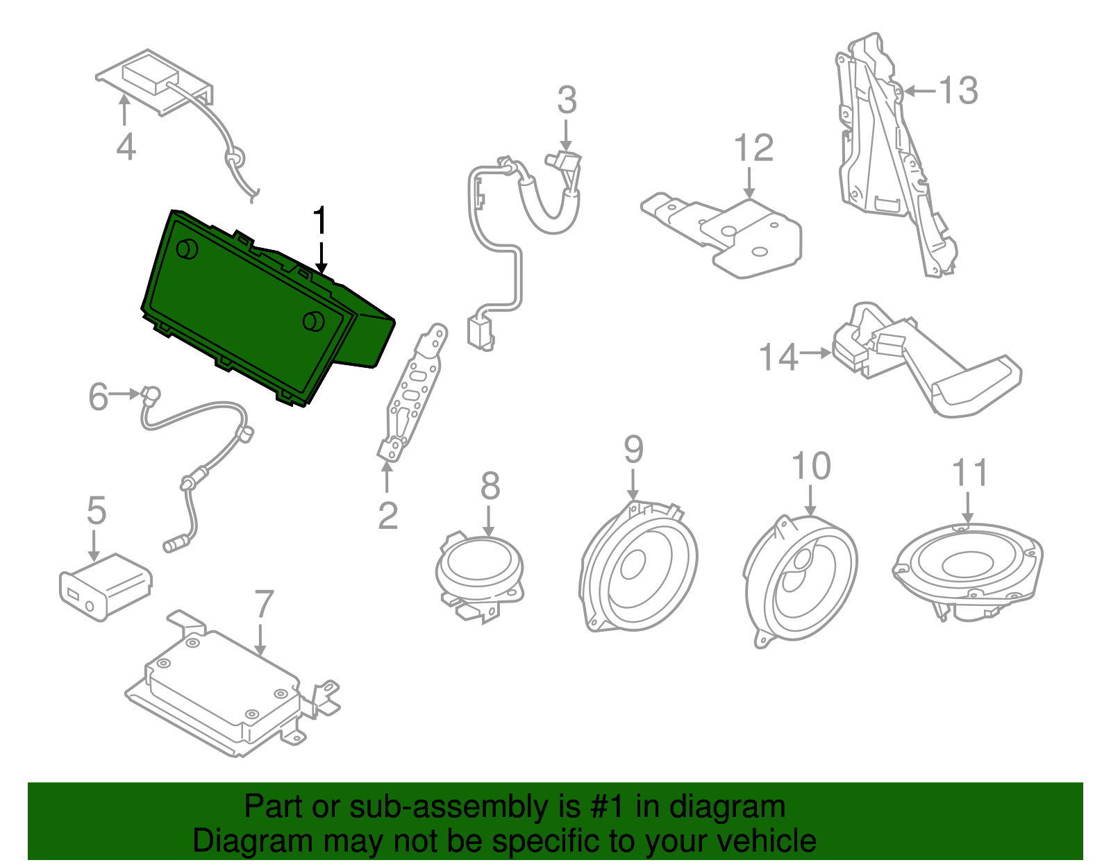 2018 Subaru Display System 86431AL65A | Subaru Parts Store