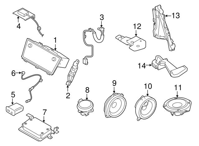 2018 Subaru Display System 86431AL66A | Subaru Parts Store