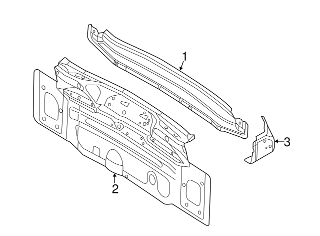 Audi OEM Rear Body Panel Part# 4G8-813-331 | OEM Vehicle Parts