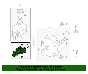 2010-2016 Land Rover Master Cylinder LR014569 | OEM Parts Online