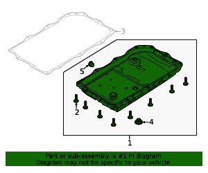 2019-2022 Mopar Transmission Filter Kit 52854834AB | TascaParts.com