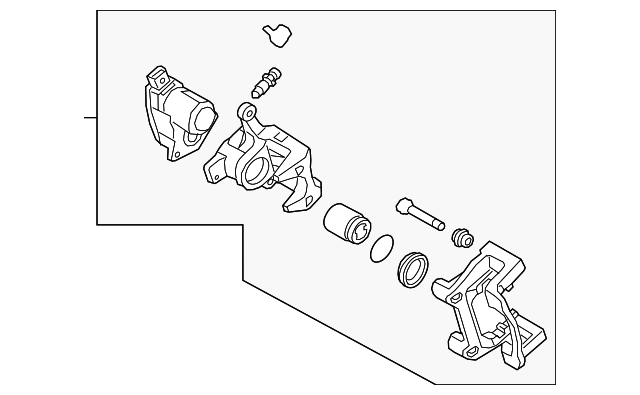 2022-2024 Hyundai Tucson Disc Brake Caliper 58310-N9A10 | Retail ...