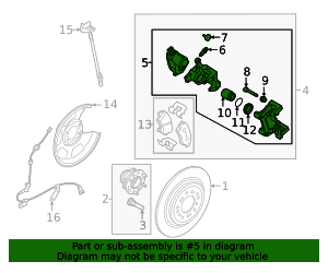 2022-2024 Hyundai Tucson Disc Brake Caliper 58310-N9A10 | OEM Parts Online