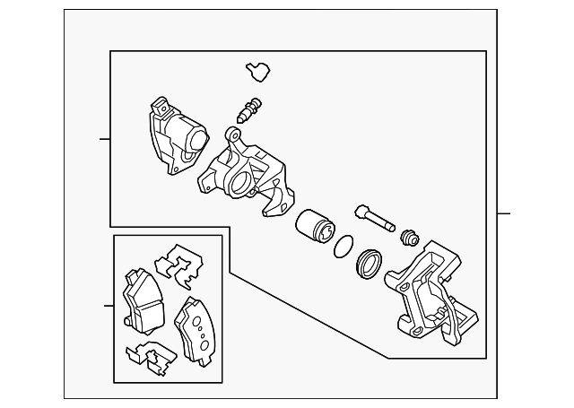 2022-2024 Hyundai Tucson Caliper Assembly 58230-N9150 | Retail ...