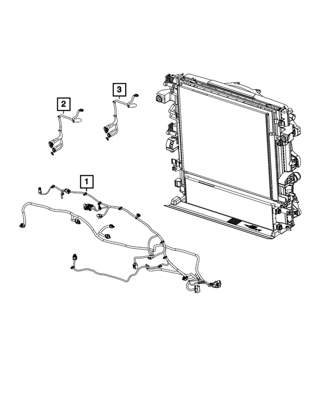 2025 Ram 1500 Front End Module Wiring 68563548AB | My Mopar Parts