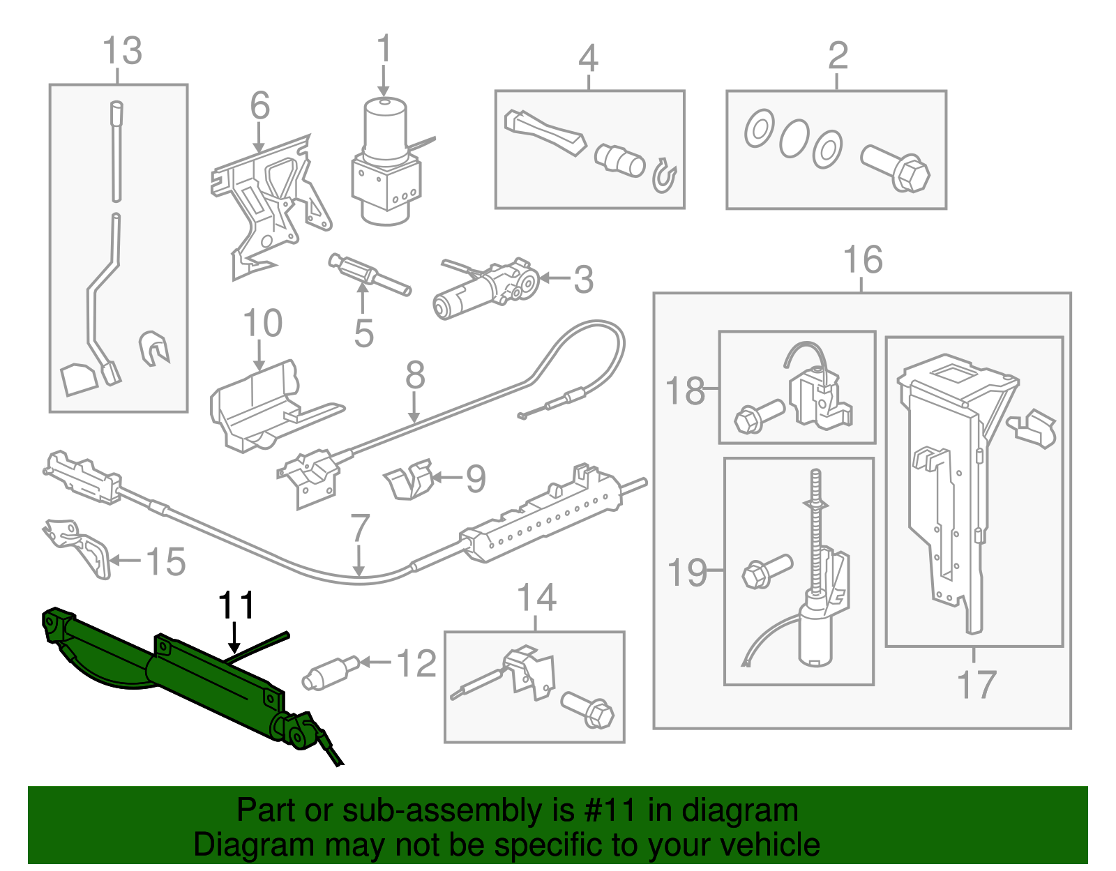 1999-2013 Porsche 911 Convertible Top Hydraulic Cylinder 997-561-945-02 ...