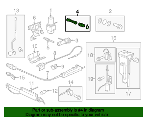 996-561-673-01 - Convertible Top Motor Repair Kit 1999-2013 Porsche 911 ...