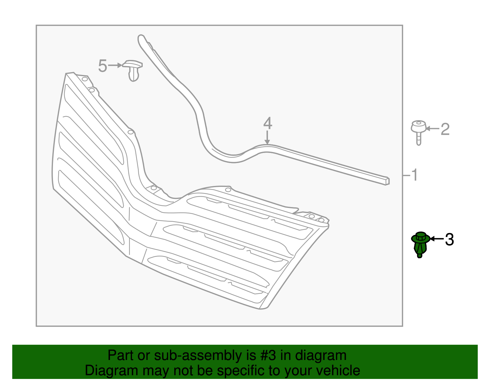 2009-2015 Toyota Bumper Cover Bolt 90109-06383 | Toyota Parts Center