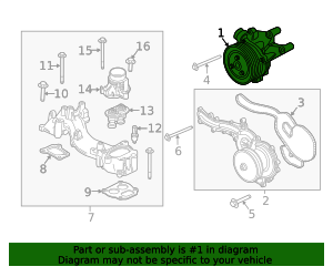 2020-2024 Ford Water Pump LC3Z-8501-B | OEM Parts Online