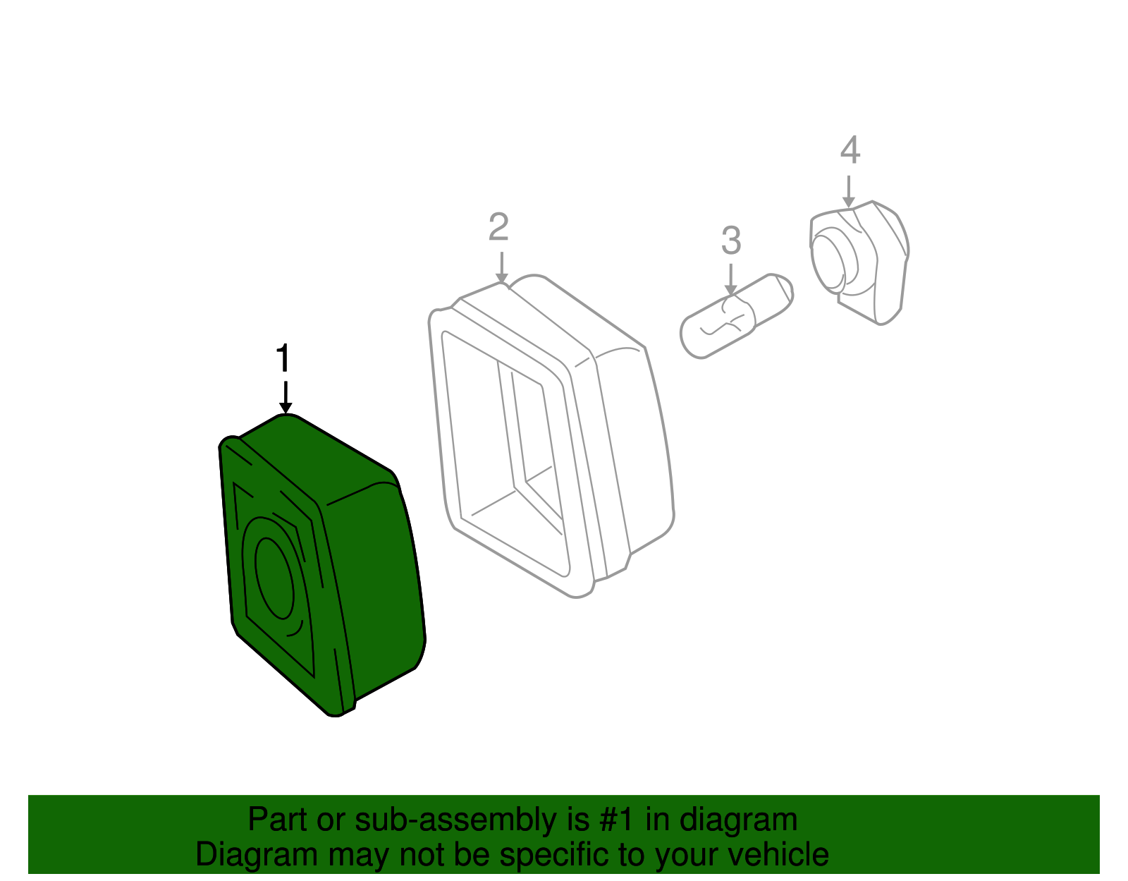 2002-2004 Volkswagen Beetle License Lamp 1C0-943-021 | Retail ...