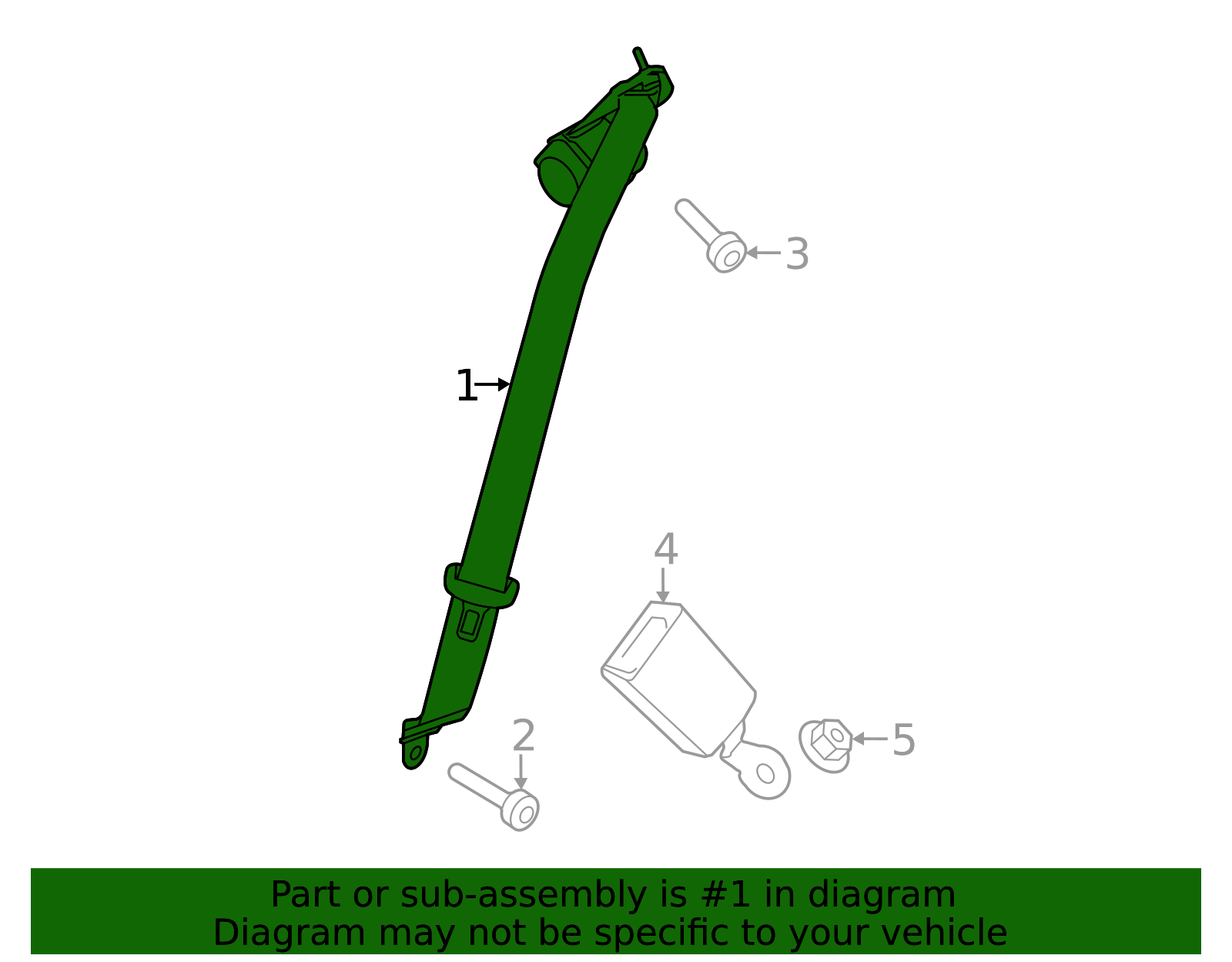 Genuine Porsche 992-857-805-A-N13 |Belt & Retractor | FREE Shipping on ...