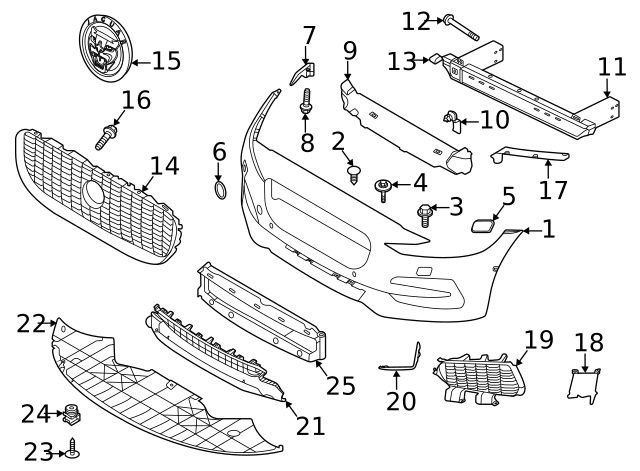 2020 Jaguar XE Cooling Duct T4N33914 | JaguarParts.com