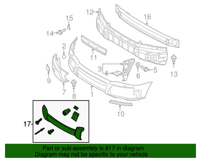 2006-2012 Volvo XC90 Front Bumper Bar 30763522 | TascaParts.com