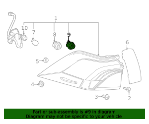 2019-2023 Toyota LED Bulb 81536-42230 | Toyota Parts Center