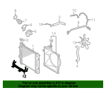 2005-2015 Toyota Tacoma Automatic Transmission Oil Cooler Tube 32907 ...