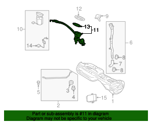 16117212588 - 2008-2015 BMW Fuel Pump (16-11-7-212-588) | BMW of South ...