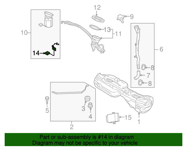 16117212588 - Fuel Pump - 2008-2015 BMW | BMW OEM Parts Store