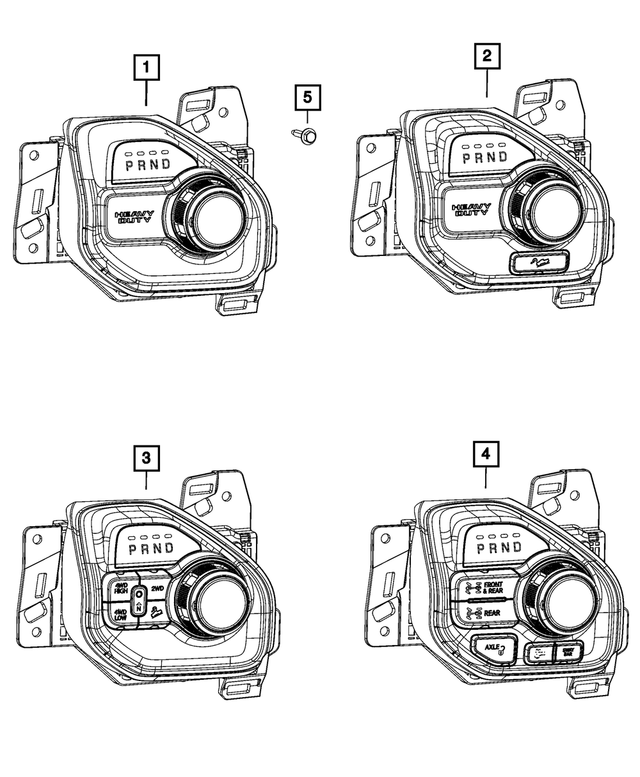 2022 Ram 2500 Transmission Shifter 68541967AB | Mopar Estores