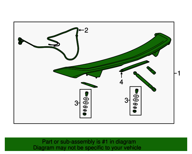 2010-2013 Chevrolet Camaro 2010-2014 Chevrolet Camaro High Wing Spoiler ...