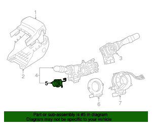2008-2015 Toyota Land Cruiser Tilt Switch 89235-48010 | Toyota Parts Center
