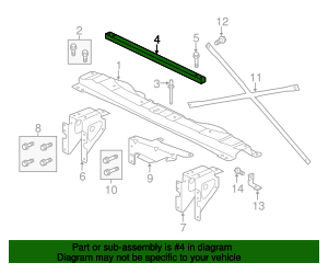 Jaguar OEM Cross-Member Part# T2R2094 | OEM Vehicle Parts