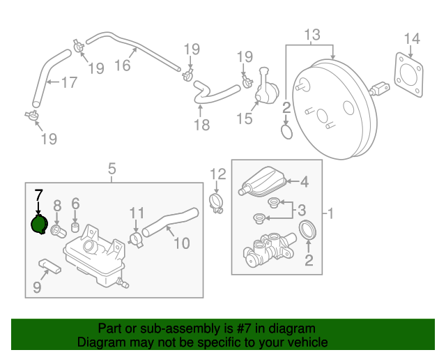 2013-2020 Nissan Reservoir Cap 46020-1HM0A | TascaParts.com