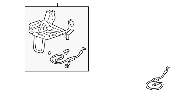 82136-SJC-A03 - Cushion Frame 2012-2013 Honda Ridgeline | Honda Parts ...