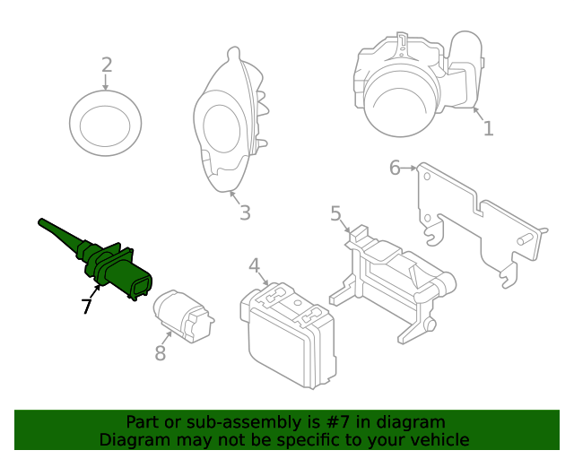 2020-2024 Toyota GR Supra Temp Sensor 89410-WAA01 | Toyota Parts Center