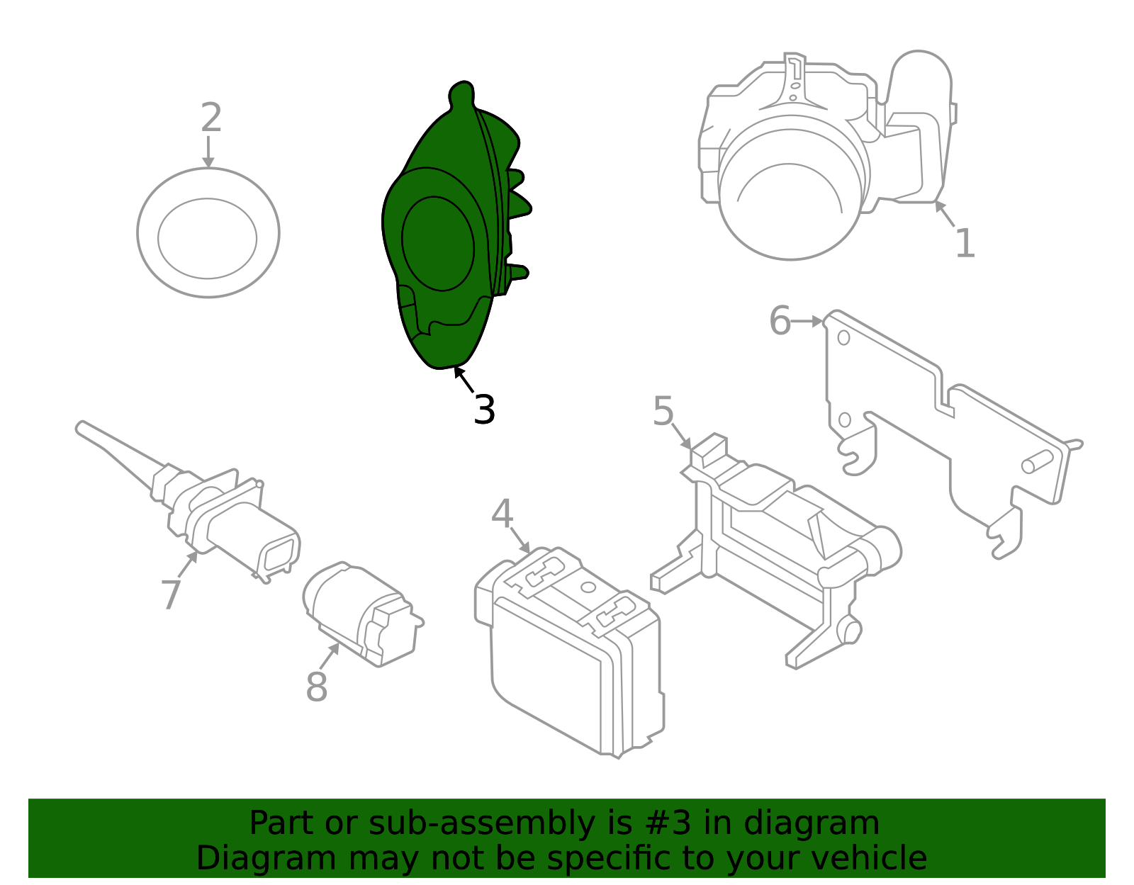 2020-2025 Toyota GR Supra Auto Park Sensor Bracket 89348-WAA02 | Toyota ...
