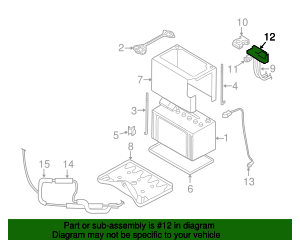2002-2012 Nissan Fusible Link 2438079912 | NewAutoParts.com
