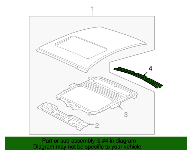 2008-2009 Pontiac G8 Rear Header 92236205 | GMPartsDirect.com