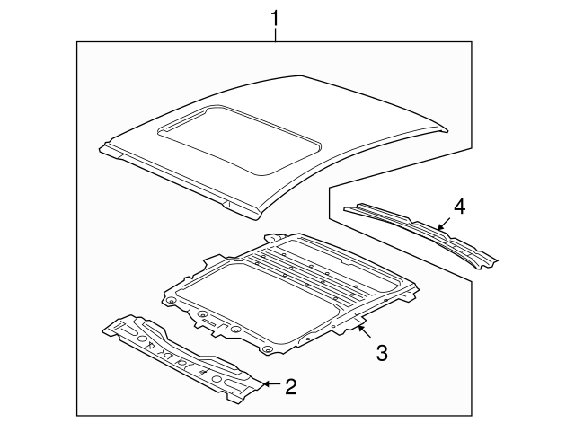 92121665 Panel - New OEM Part From GM Parts Direct | GM Parts Store