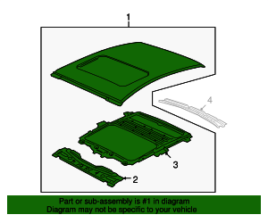 92121665 Panel - New OEM Part From GM Parts Direct | GM Parts Store