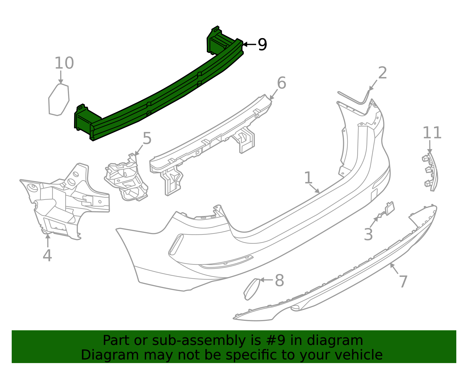 Genuine BMW 51-12-7-477-445 | Impact Bar | FREE Shipping on Most Orders ...